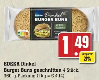 EDEKA Dinkel BURGER BUNS 360g Angebot bei Edeka Neukauf