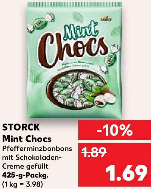 STORCK Mint Chocs 425-g-Packg. Angebot bei Kaufland
