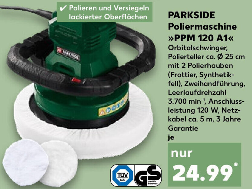 PARKSIDE Poliermaschine »PPM 120 A1