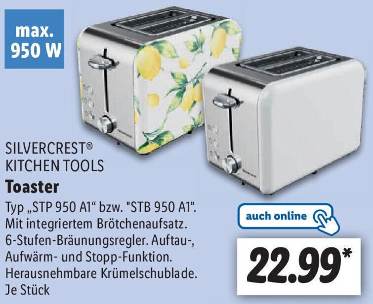 SILVERCRESTⓇ KITCHEN TOOLS Toaster Angebot bei Lidl