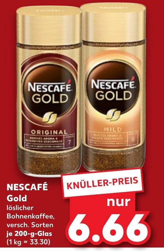 Fabelhafte Nescafã Gold Angebot Diese Woche Bilder