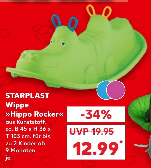 STARPLAST Wippe >>Hippo Rocker