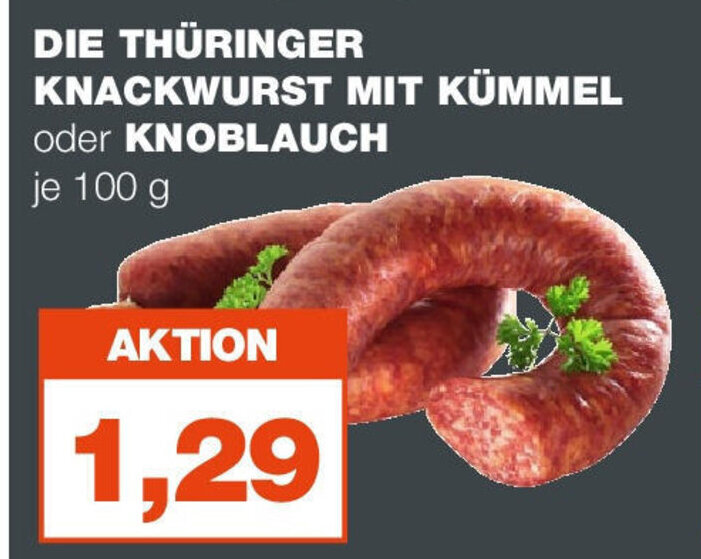 Thuringer Knackwurst Mit Kummel