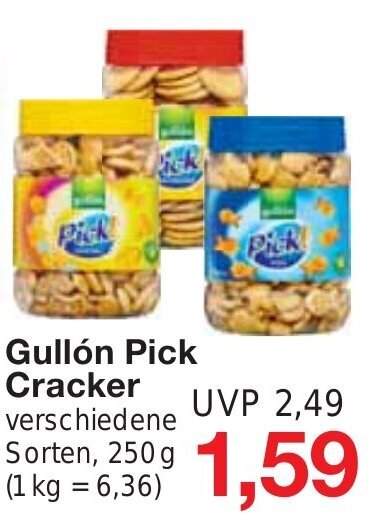 Gullón Pick Cracker 250g Angebot bei Jawoll
