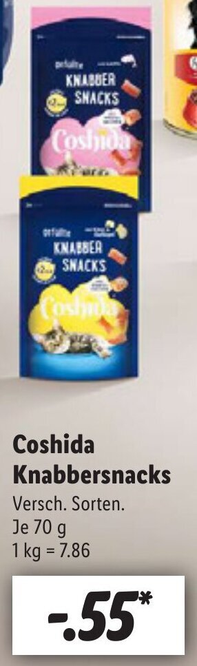 Coshida Knabbersnacks 70 g Angebot bei Lidl