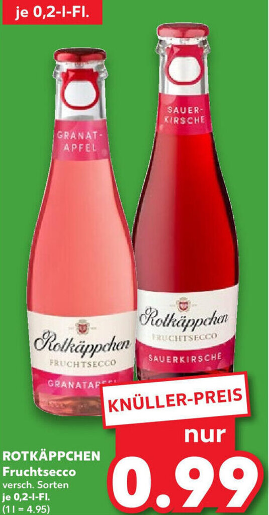 Stilvolle Rotkppchen Fruchtsecco 0 2l Angebot Bilder