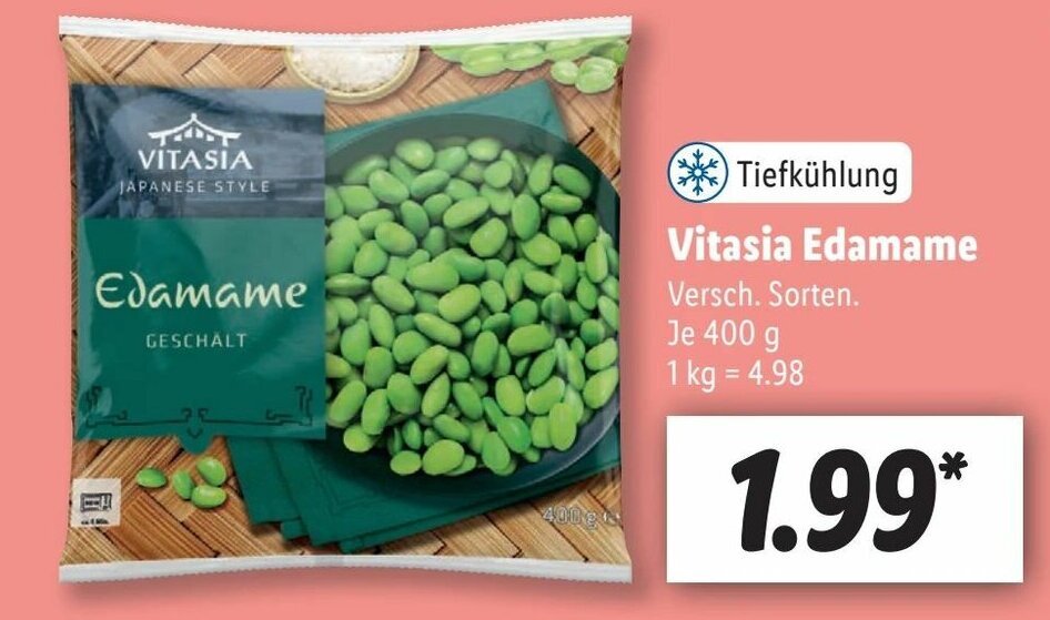 Vitasia Edamame 400g Angebot Bei Lidl