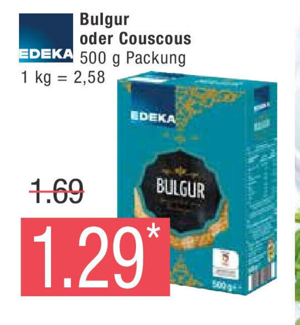 EDEKA Bulgur oder Couscous 500 g Packung Angebot bei Marktkauf