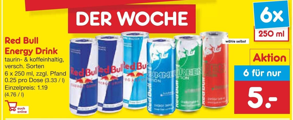 Red Bull Angebot Netto