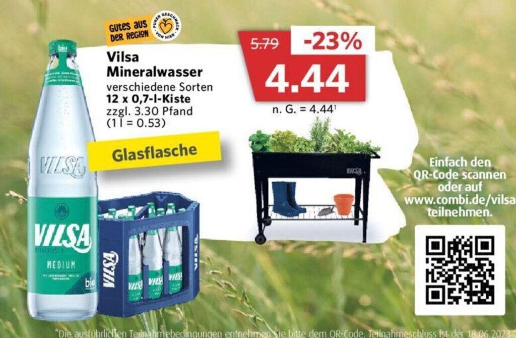 Vilsa Mineralwasser verschiedene Sorten 12 x 0,7-1-Kiste zzgl. 3.30 ...