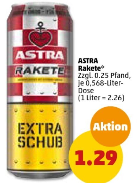 Astra Rakete Angebot