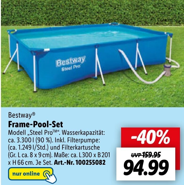 Bestway® Frame-Pool-Set Angebot bei Lidl