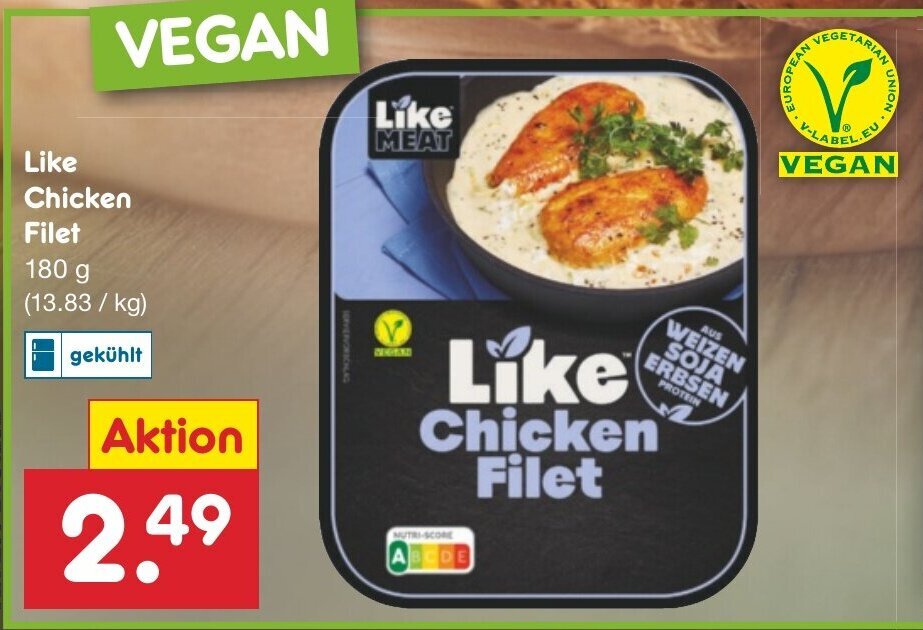 Like Chicken Filet 180 g Angebot bei Netto Marken-Discount