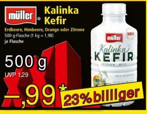 Müller Kalinka Kefir 500 g Angebot bei Norma
