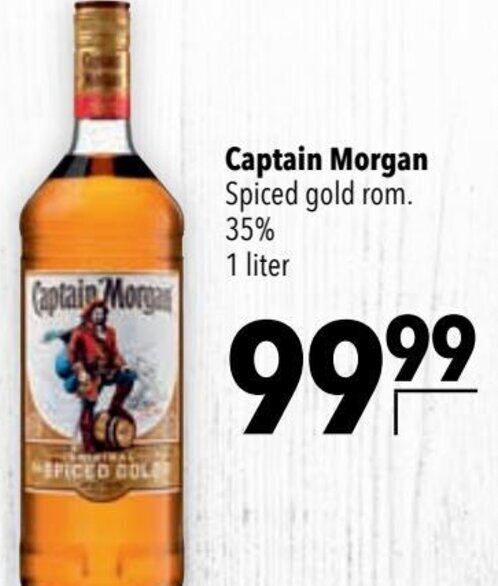 Captain Morgan Spiced gold rom. 35% 1 liter Angebot bei CITTI Markt