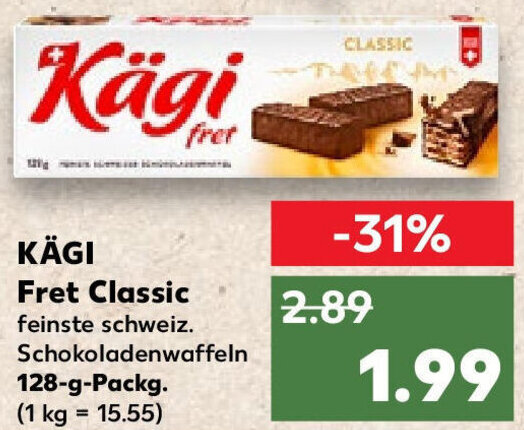KÄGI Fret Classic 128-g-Packg. Angebot bei Kaufland