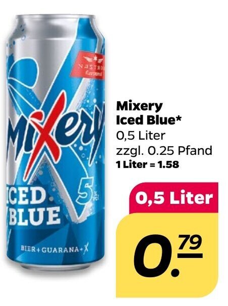 Mixery Iced Blue* 0,5 Liter Angebot bei NETTO