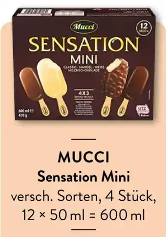 MUCCI Sensation Mini 600 ml Angebot bei Aldi Süd