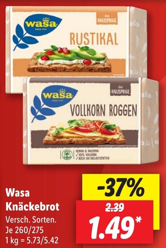 Wasa Knackebrot Angebot