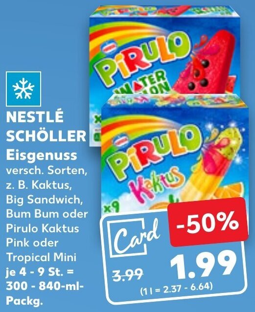 NESTLÉ SCHÖLLER Eisgenuss 300-840 ml Packg. Angebot bei Kaufland