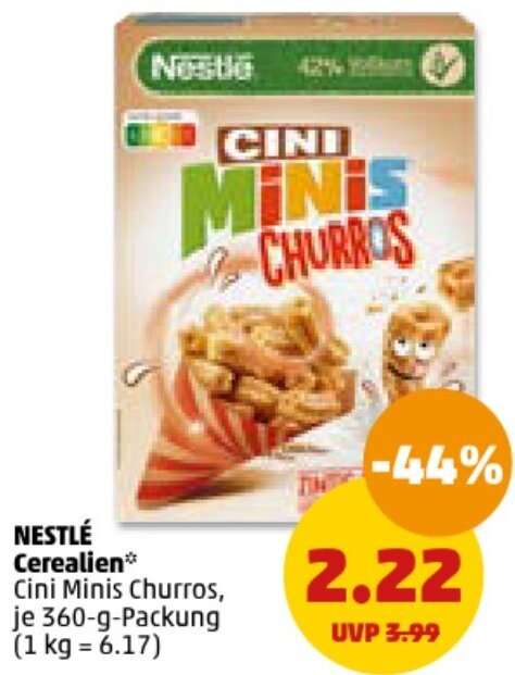 NESTLÉ Cerealien 360 g Packung Angebot bei PENNY