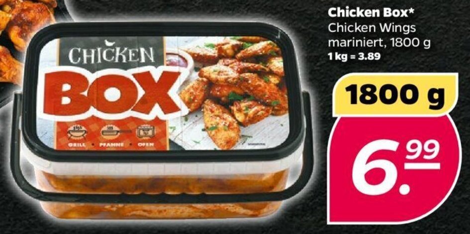 Chicken Box 1800 g Angebot bei NETTO