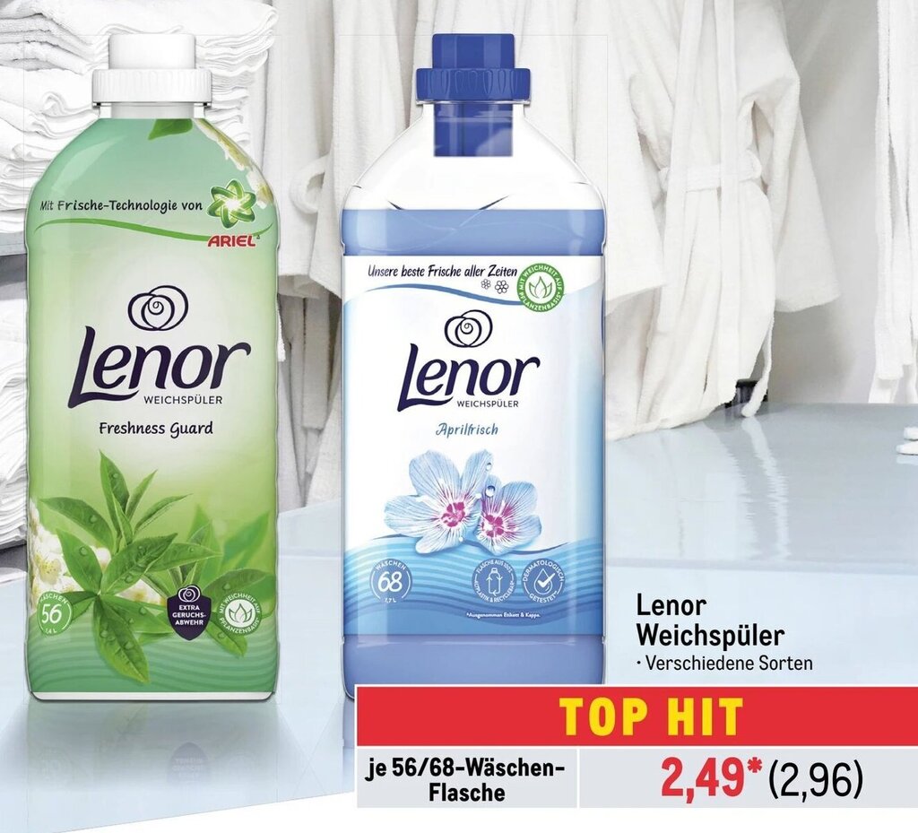 Spannende Lenor Weichspuler Angebot Ebenbild