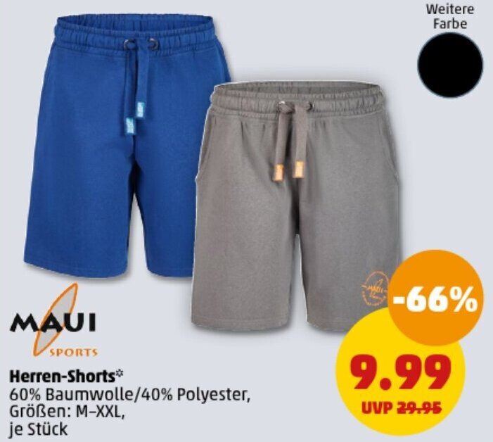 MAUI SPORTS Herren-Shorts Angebot bei PENNY