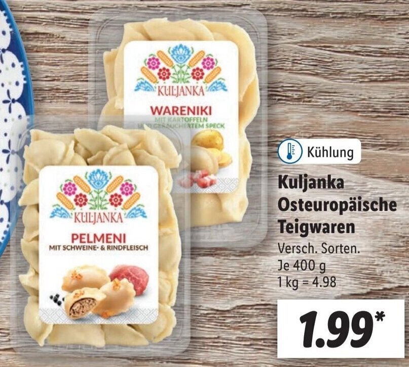 Kuljanka Osteuropäische Teigwaren 400 g Angebot bei Lidl