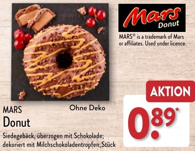 MARS Donut Angebot bei Aldi Nord