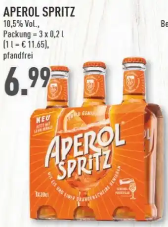 APEROL SPRITZ 3x0,2 L Angebot bei Marktkauf