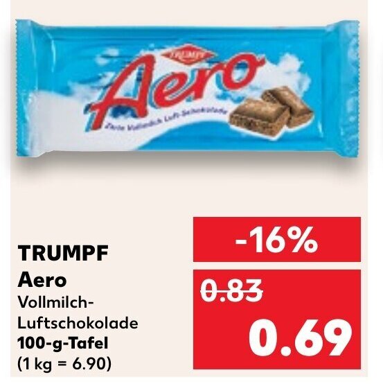 TRUMPF Aero 100 g Tafel Angebot bei Kaufland