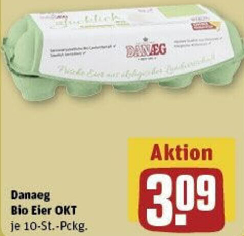 Danaeg Bio Eier OKT 10-St.-Pckg. Angebot bei REWE