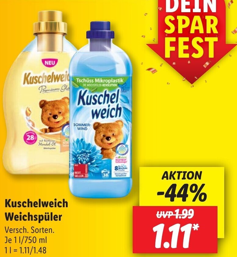 Erstaunlich Kuschelweich Weichspler Angebot Ebenbild