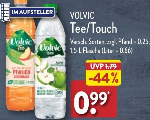 VOLVIC Tee/Touch 1,5 L Flasche Angebot bei Aldi Nord