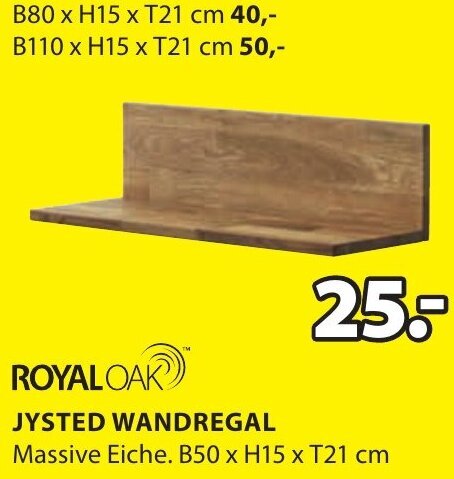 Spannende Jysk Wandregal Holz Ebenbild