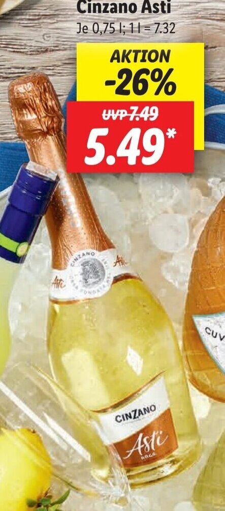 Asti Cinzano Angebot