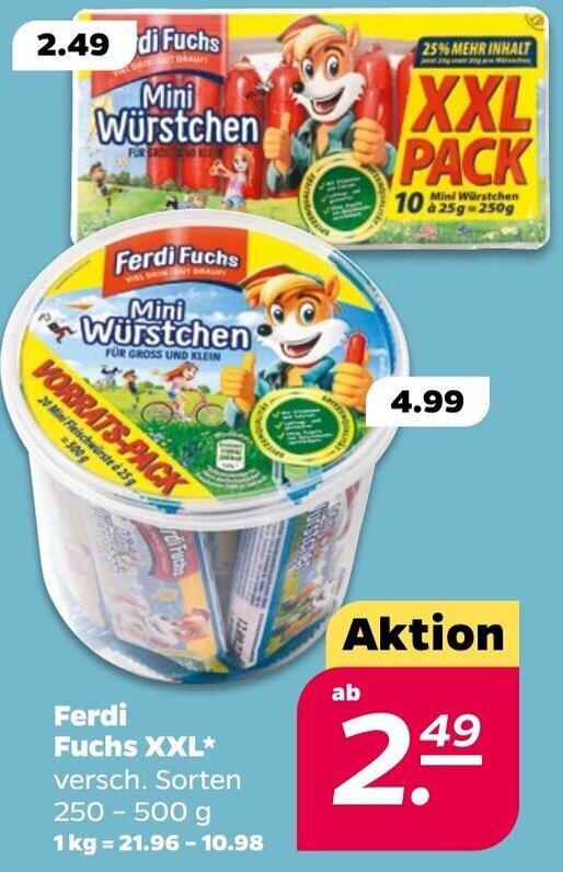 Ferdi Fuchs XXL 250-500 g Angebot bei NETTO