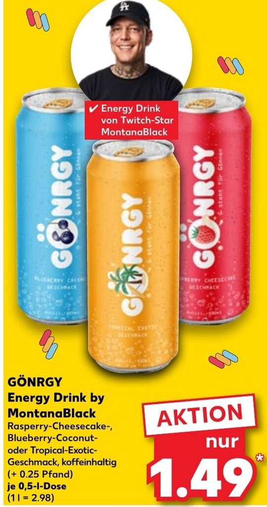 Spannende Gonrgy Energy Drink Kaufland Ebenbild