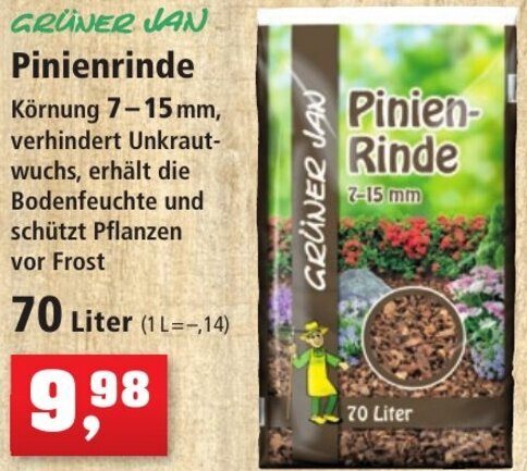 Gruner Jan Rindenmulch 70 Liter