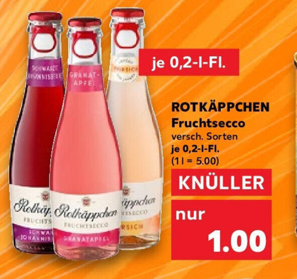 Stilvolle Rotkäppchen Fruchtsecco 0 2l Angebot Bilder