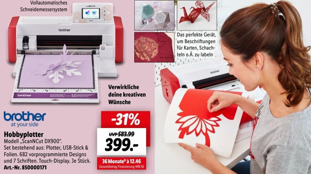 brother Hobbyplotter Angebot bei Lidl