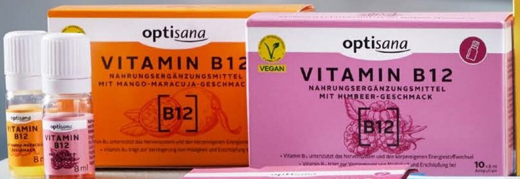 Optisana Vitamin B12 Ampullen 10x8 ml Angebot bei Lidl