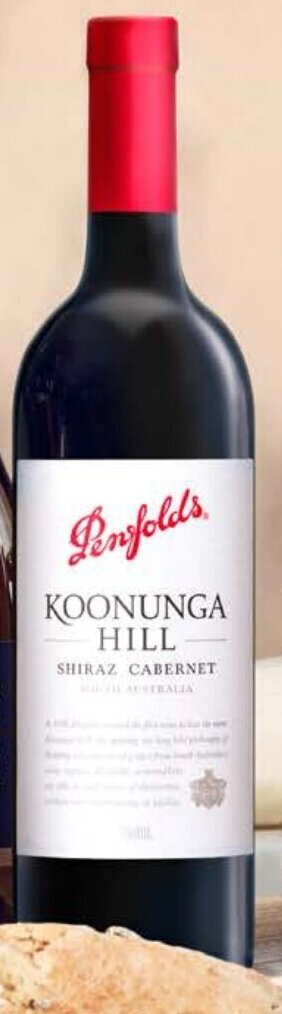 PENFOLDS Koonunga Hill Shiraz Cabernet 0,75 L Flasche Angebot bei Aldi Süd
