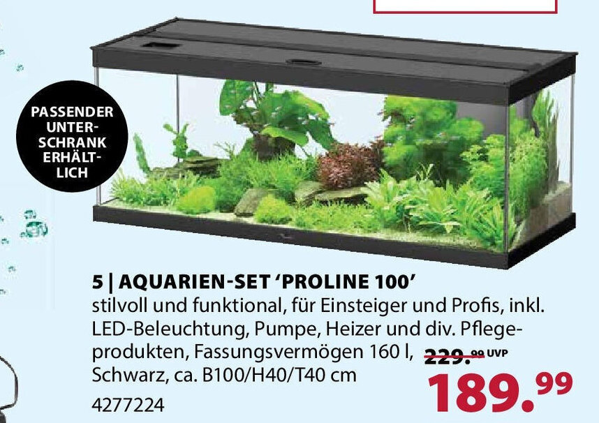 AQUARIEN-SET 'PROLINE 100' Angebot bei Dehner