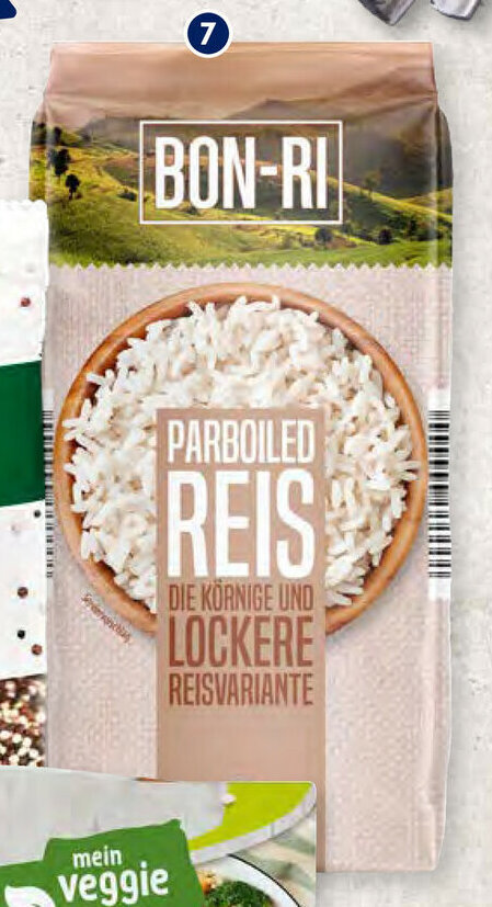 Bon-Ri Parboiled Reis 1kg Angebot bei Aldi Süd