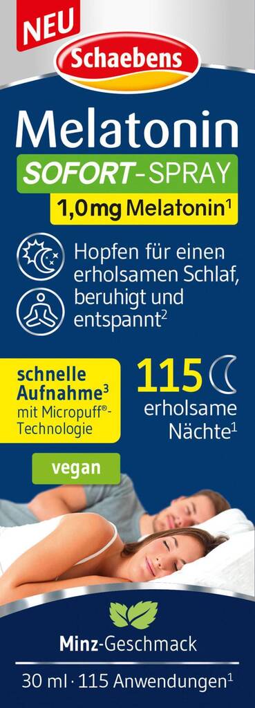 Schaebens melatonin sofort-spray Angebot bei dm drogerie