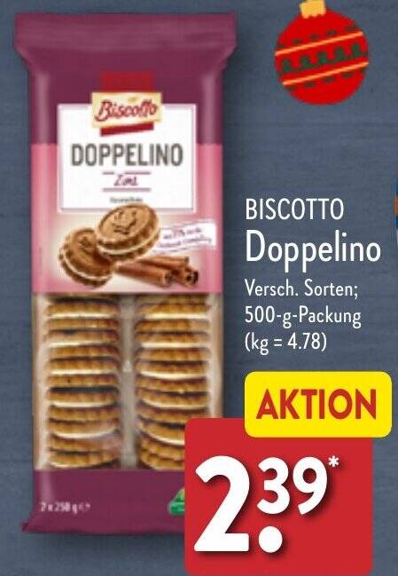 BISCOTTO Doppelino 500 g Packung Angebot bei Aldi Nord