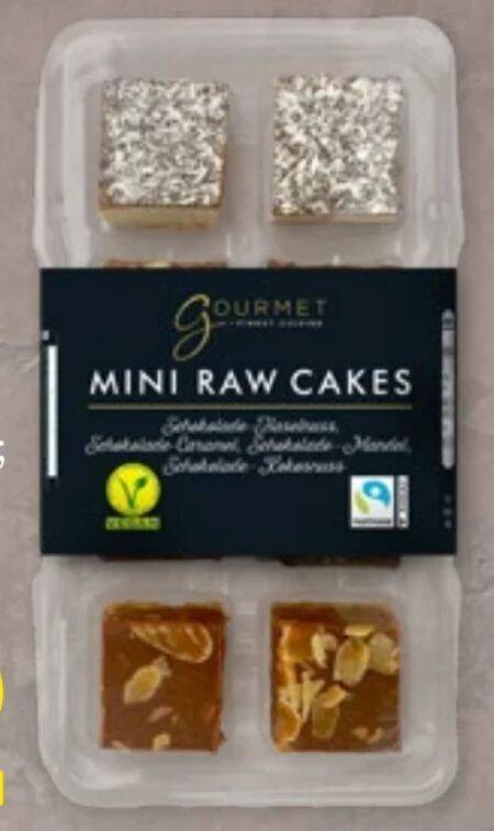 Mini raw cakes Angebot bei Aldi Nord