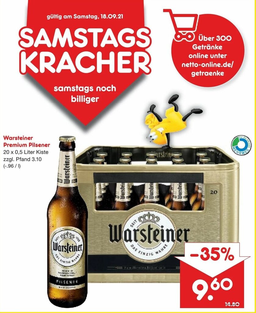 Faszinierend Warsteiner Angebot Netto Bild
